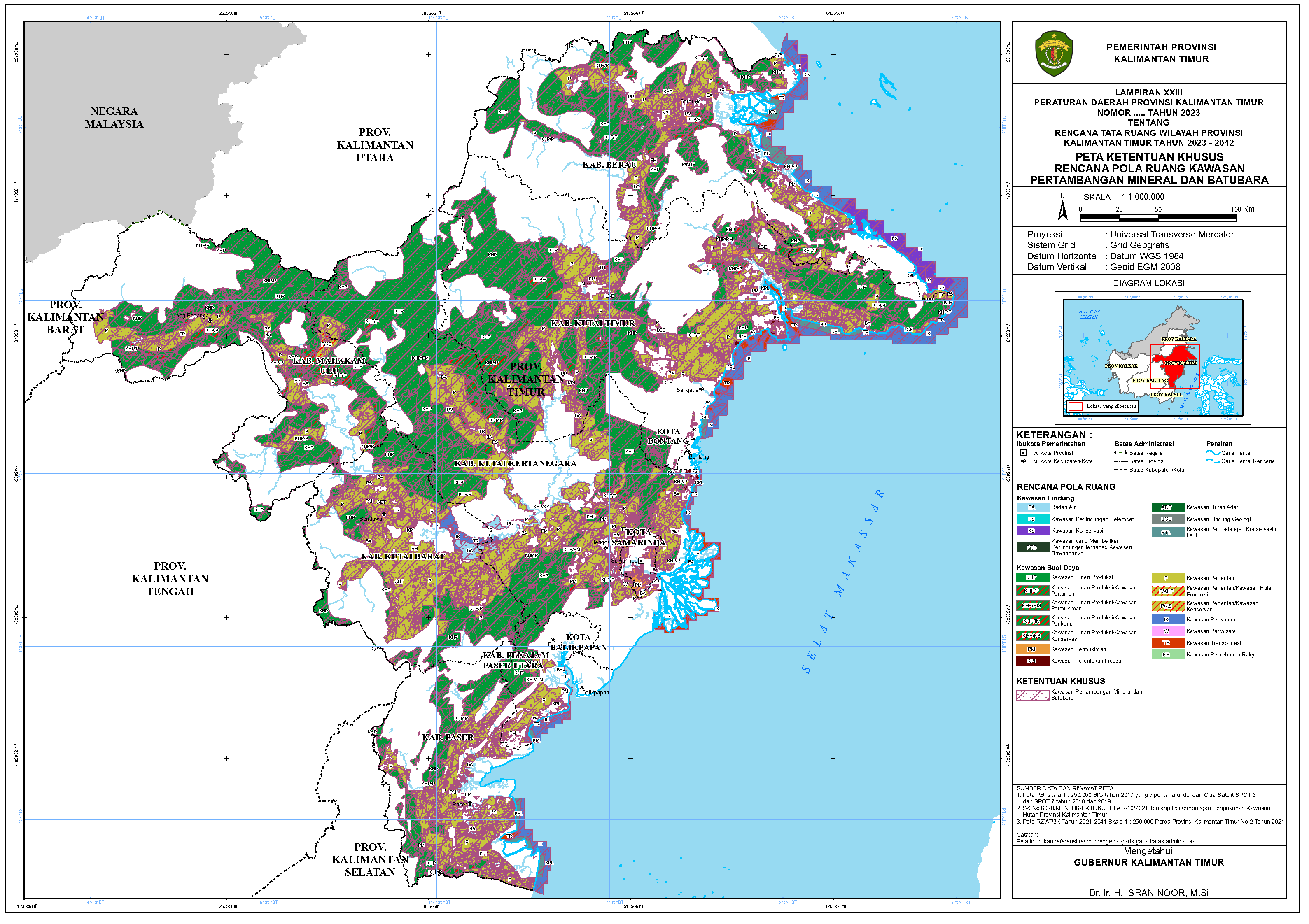 Peta - Lampiran XXII Peta Ketentuan Khusus Rencana Pola Ruang Kawasan Karst